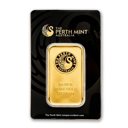 The Perth Mint: 50 Grams LBMA Gold Bar – Metal Market Asia